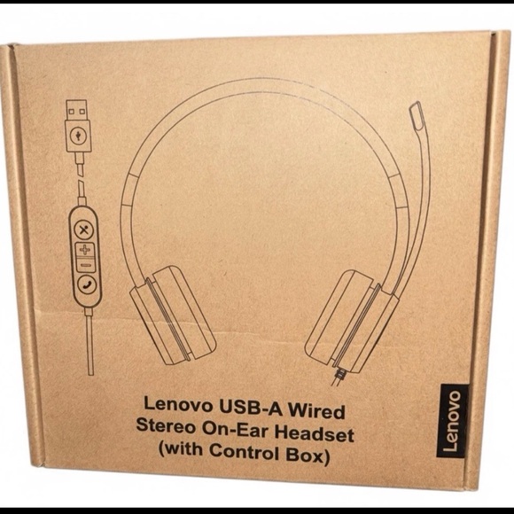 Lenovo | Headphones | Lenovo Brown Packaging Box | Poshmark